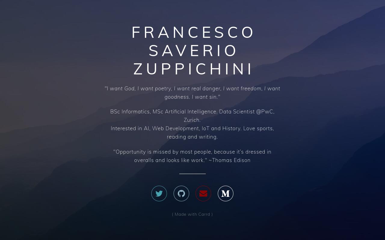 Francesco Saverio Zuppichini